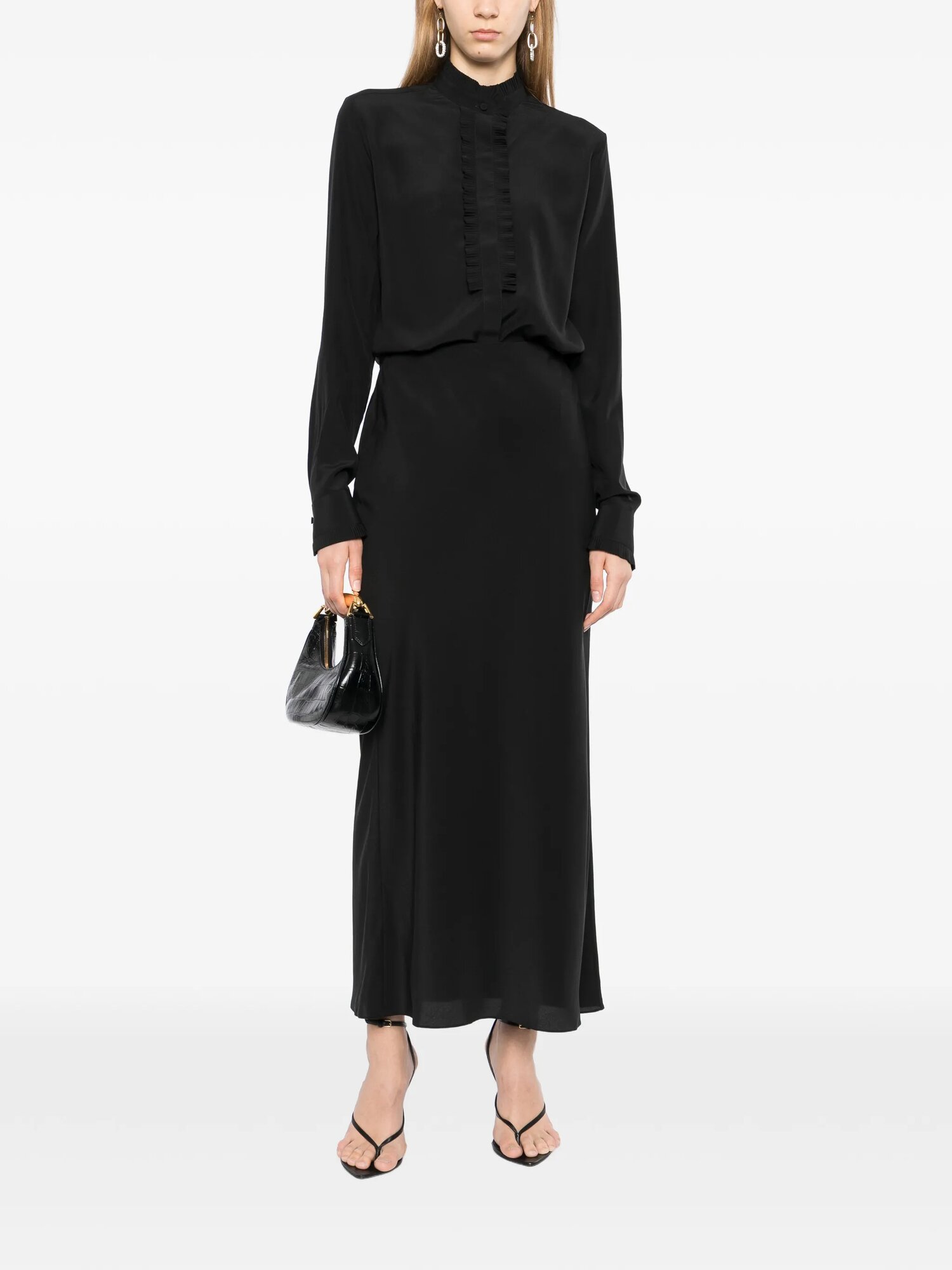 Рубашка Tom Ford, размер 38 EU, black / black — фото 1
