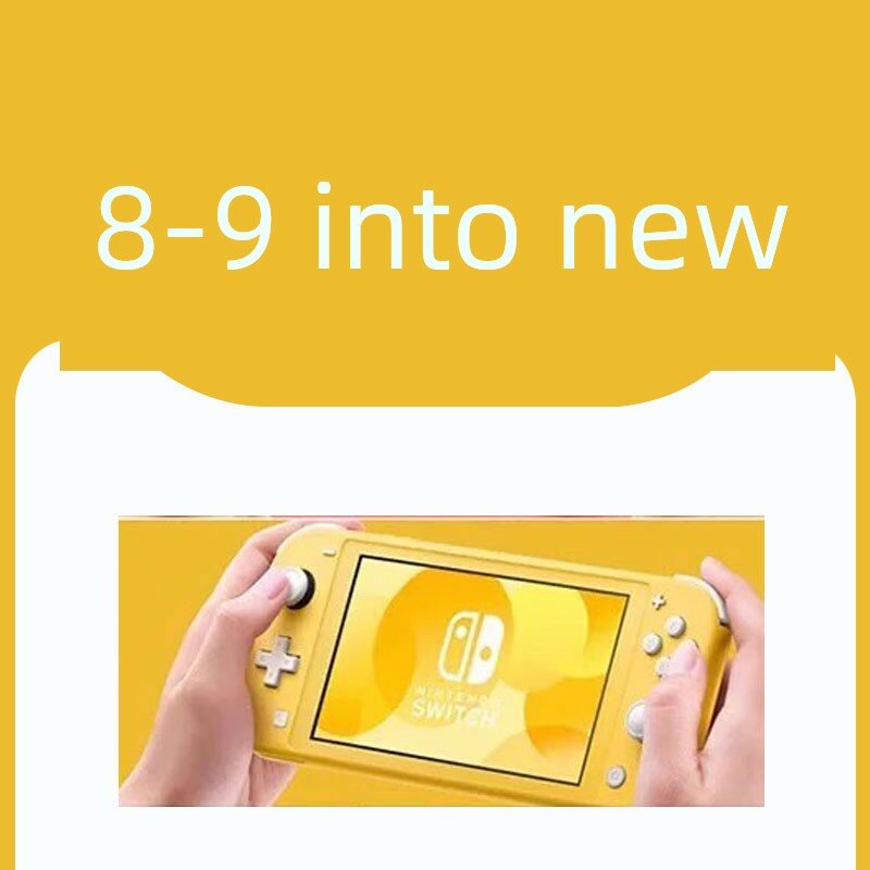 Nintendo Switch Lite портативная игровая консоль 8-9 новых, желтый цвет, б/у для Nintendo Entertainment System
