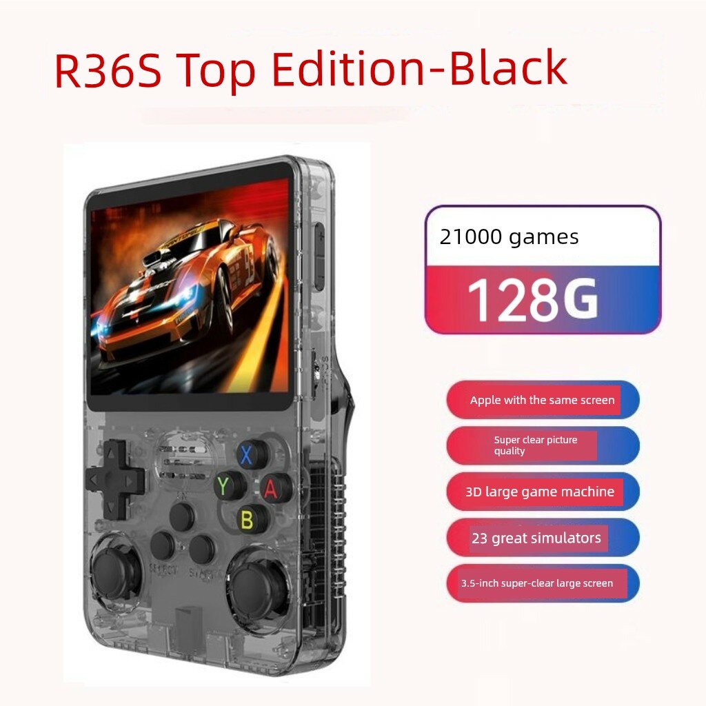 Открытый исходный код PSP эмулятор карманный игровой консоль 128 ГБ памяти черный цвет HD библиотека игр 21000 названий