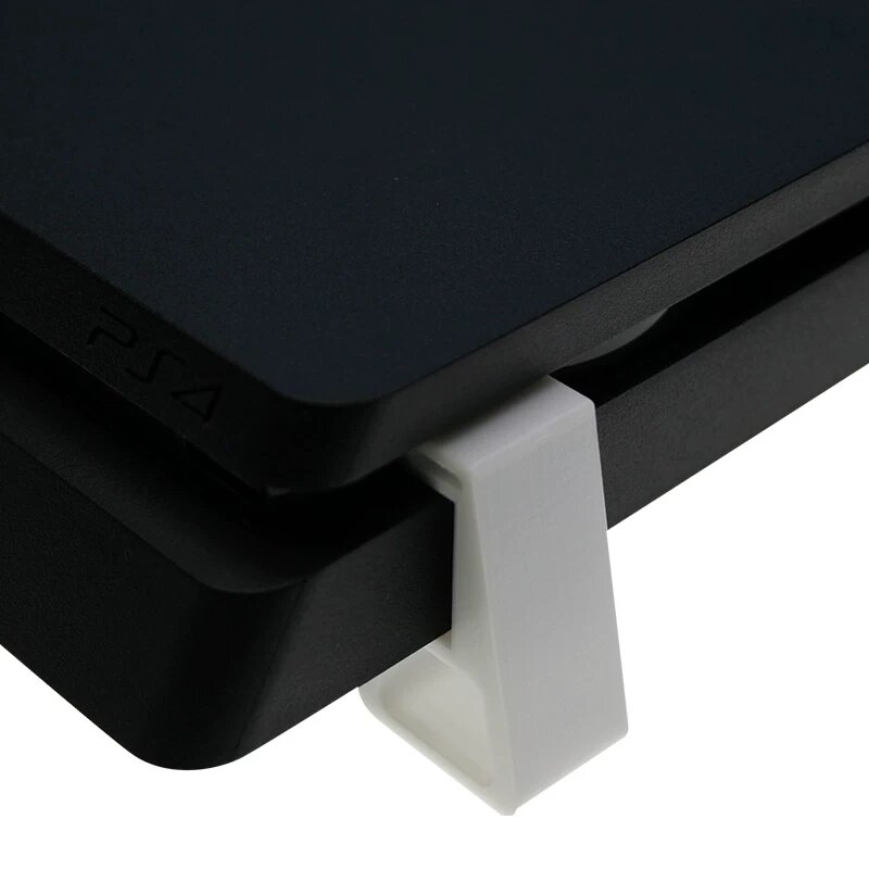 Подставка для PS4 Slim Pro с охлаждением, горизонтальное крепление для игровых консолей, белый