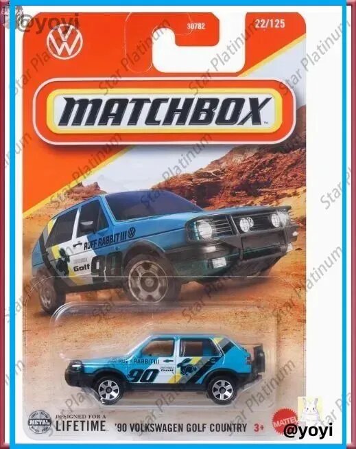Модель машинки Matchbox 2025 Volkswagen Golf Country 1:64 - коллекционная модель с высокой детализацией