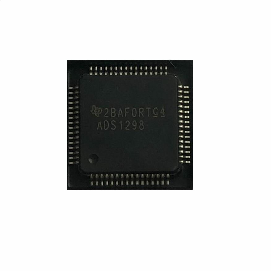 Микросхема ADS1298IPAG IC AFE 24BIT 32KSPS 8CH 64TQFP