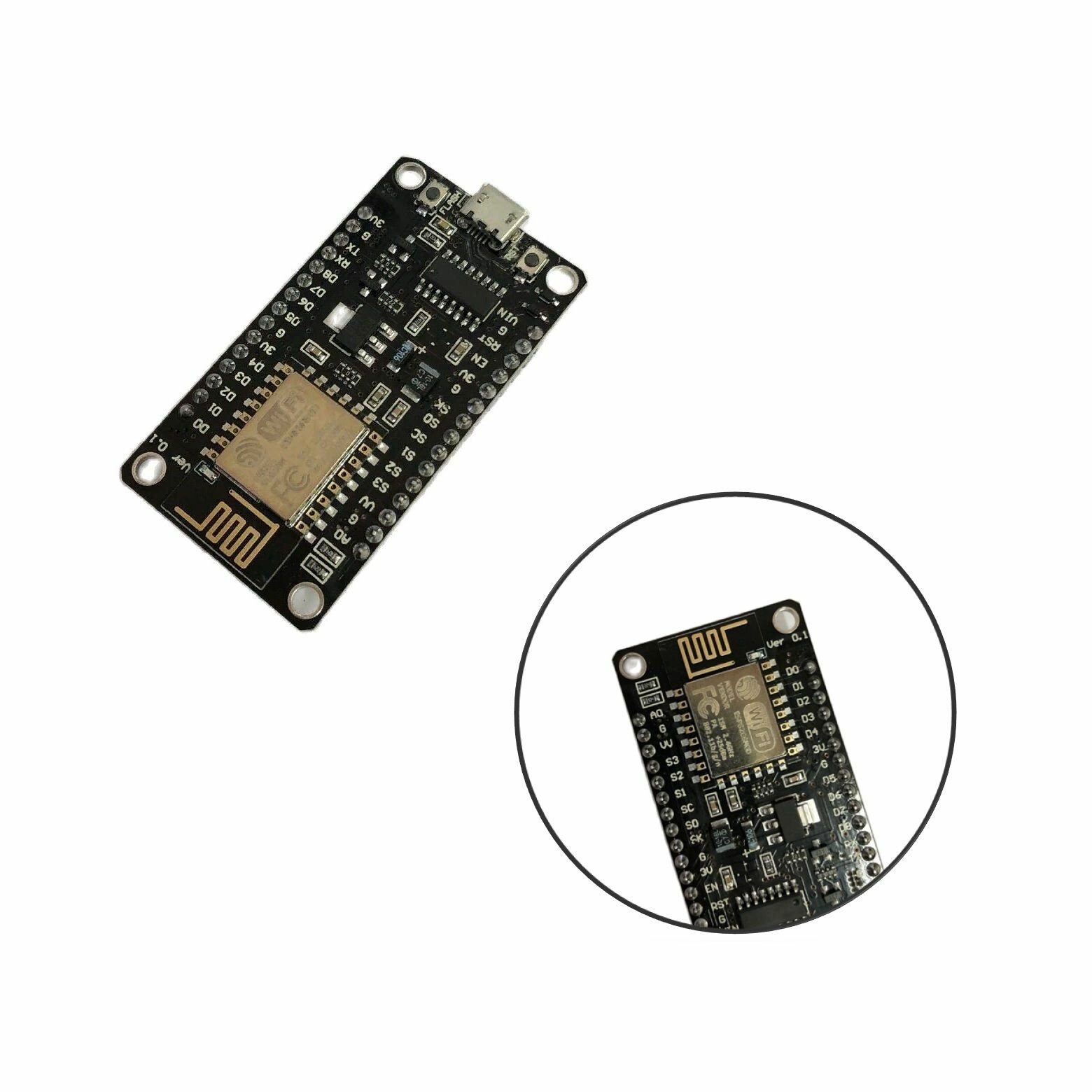 1 шт Модуль электронный V3 Nodemcu-CH340 макетная плата на основе ESP8266