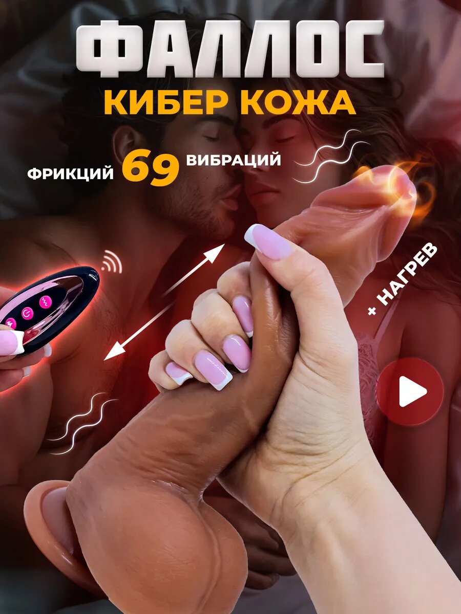 Фаллоимитатор на присоске Фалос Дилдо Резиновый член