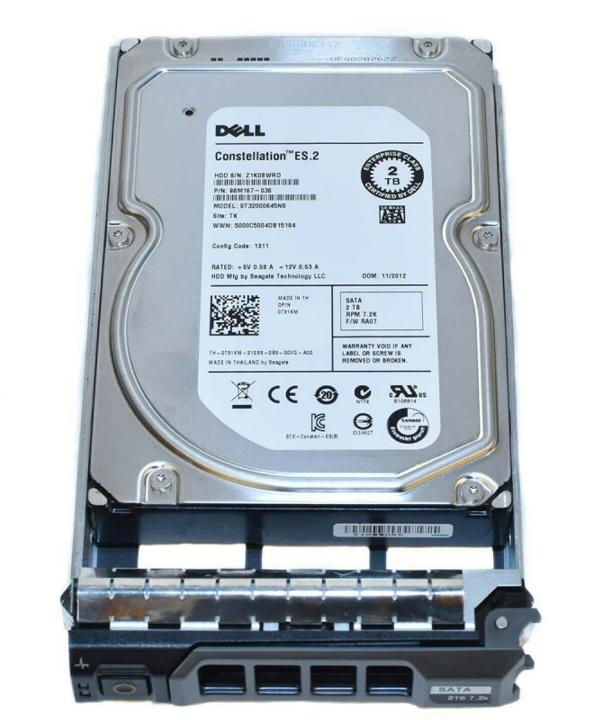 Жесткий диск Dell 9SM167-036 2Tb 7200 SATAIII 3.5" HDD