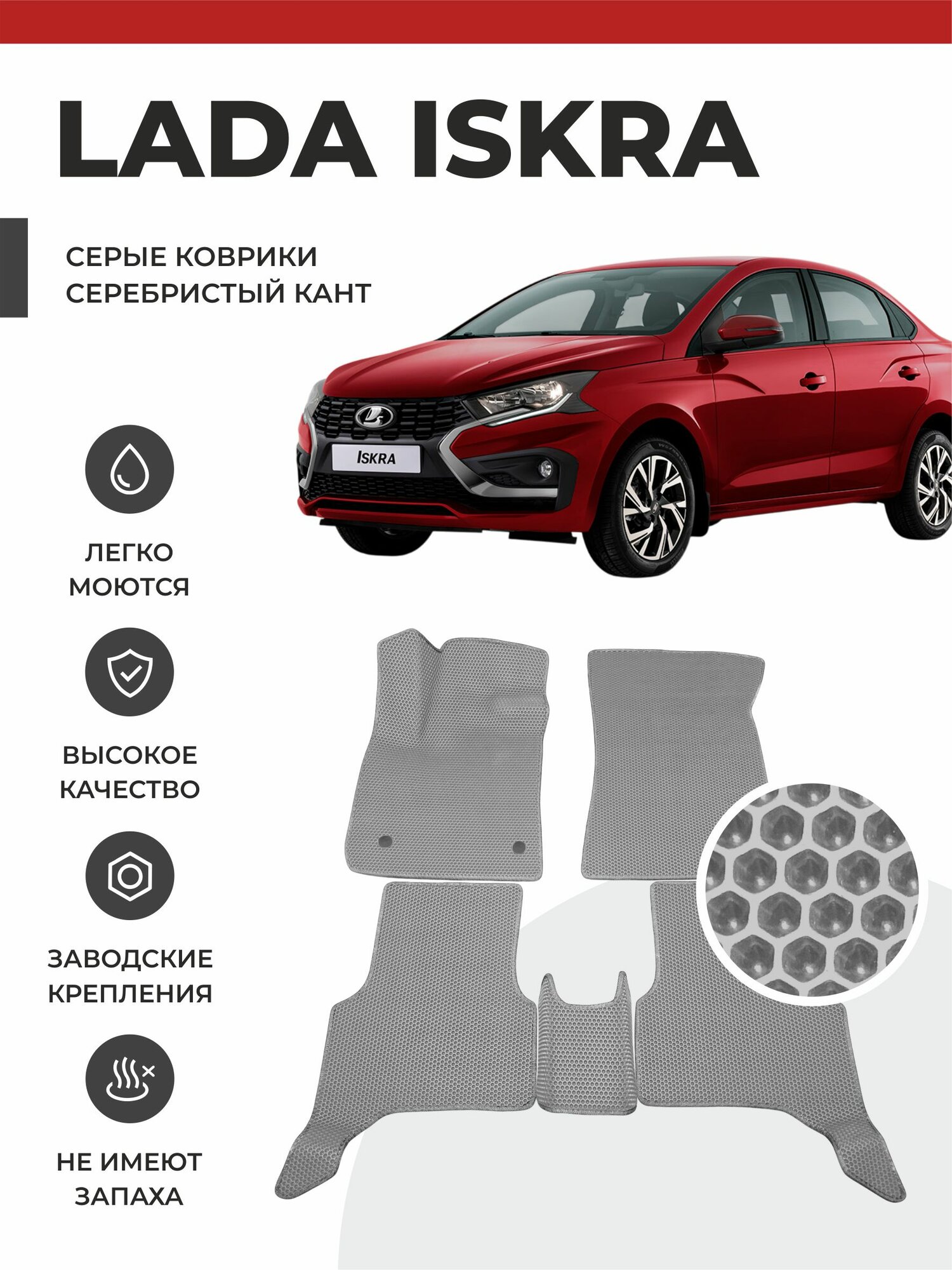 EVA коврики в машину Lada Iskra (Лада Искра) 2025