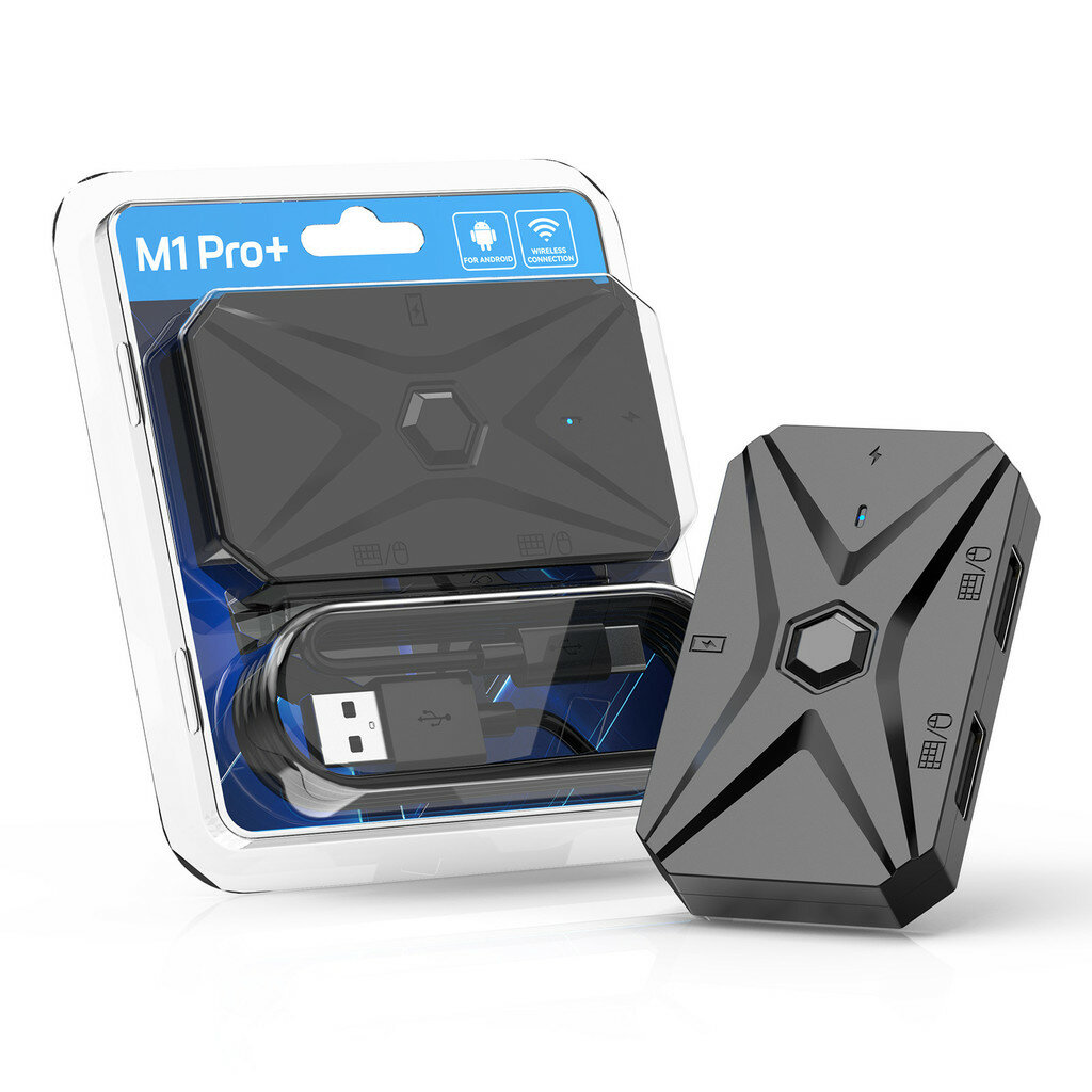 Gamwing M1 Pro+ Мобильный конвертер Адаптер клавиатуры и мыши для Android PUBG с Bluetooth 5.0
