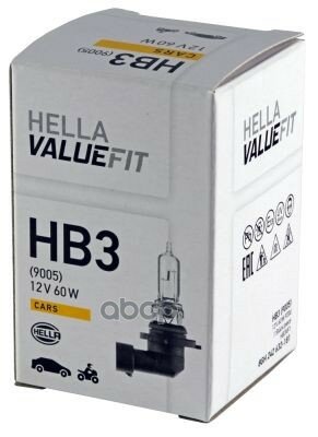 Лампа VALUEFIT HB3 HELLA арт. 8GH242632-181