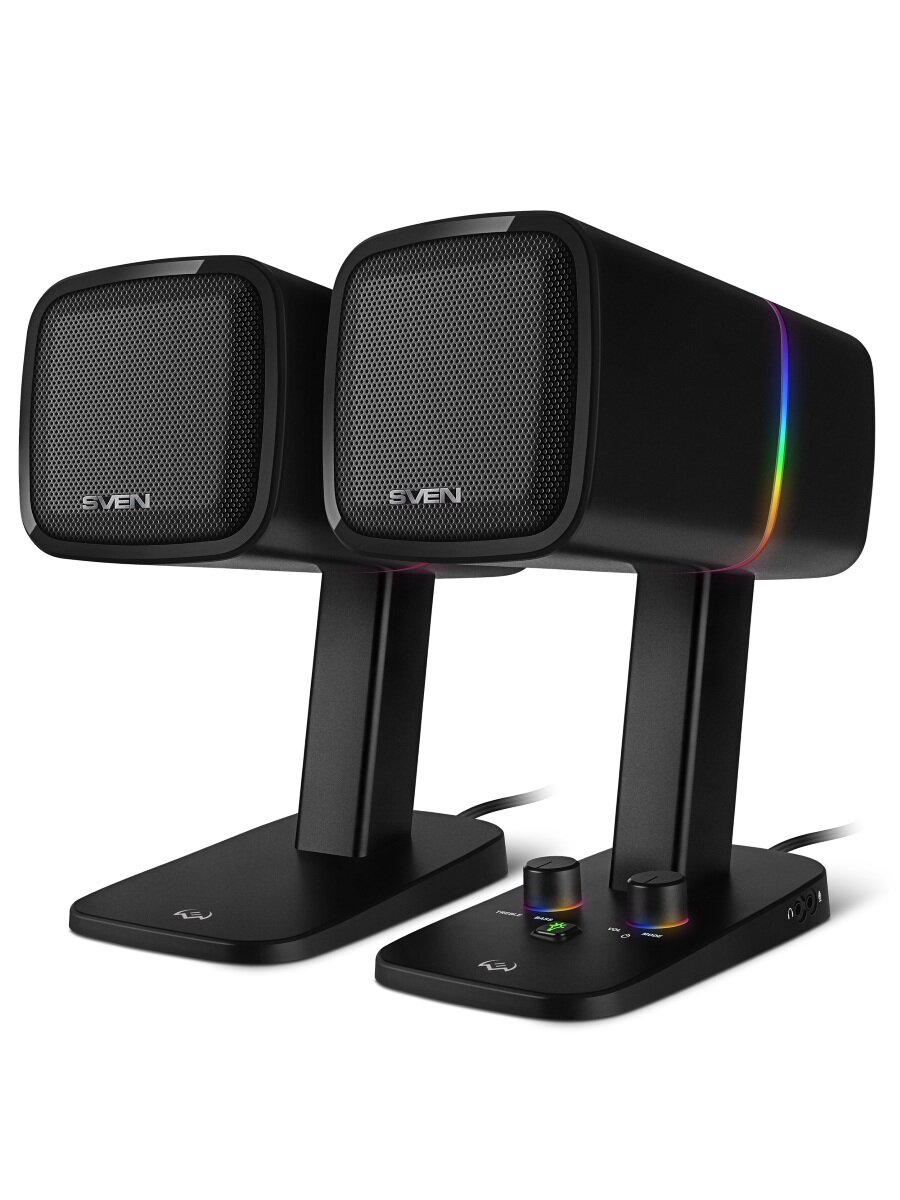 Акустика компьютерная SVEN G600, Bluetooth, Aux, Opt, RGB, Mic, вход для наушников
