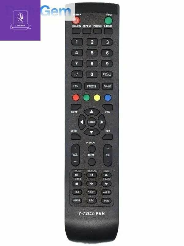 Пульт Y-72C2-PVR для телевизора Thomson Supra DEXP Orion Hyundai Harper Telefunken