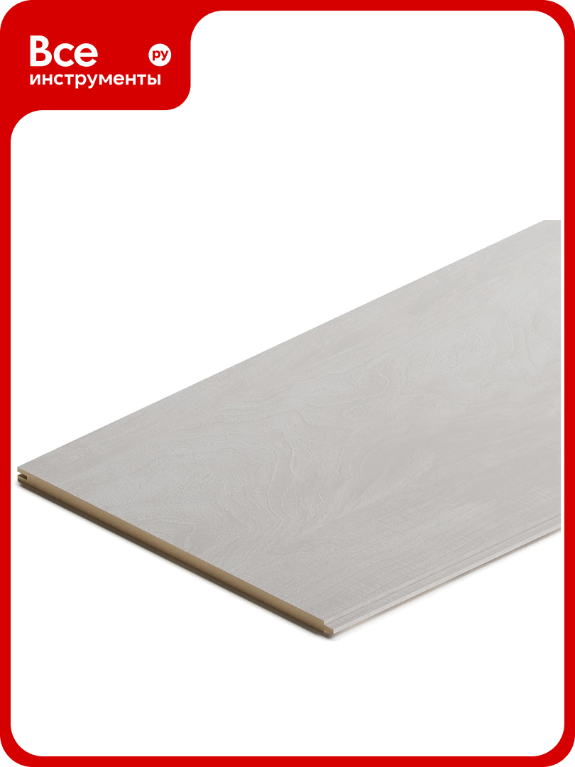 Панель МДФ Classic Standart, Орех Акира, стеновая панель из МДФ с матовой поверхностью, серый оттенок, упаковка 8 штук