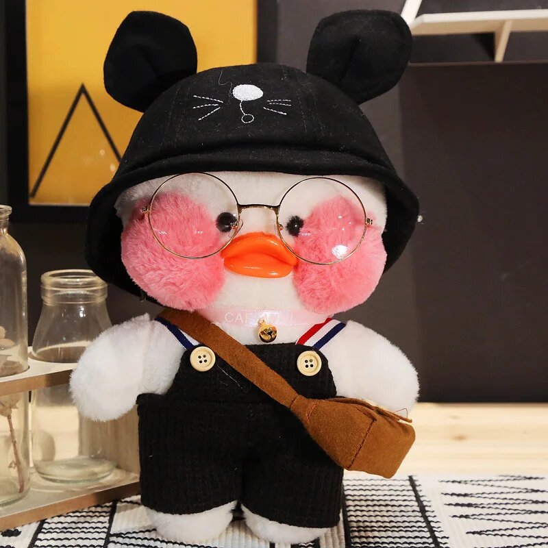 30 см мультяшная плюшевая кукла Lalafanfan Duck, милая плюшевая игрушка Lalafanfan Duck, мягкая кукла, декор комнаты, подарки на день рождения для детей