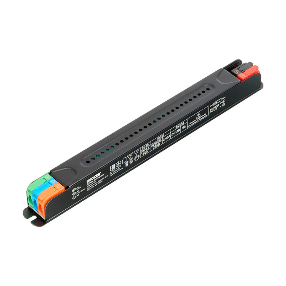 Блок питания для светодиодной ленты Wolta 230/12 В 60 Вт IP20 (LD-60W/03-12V)