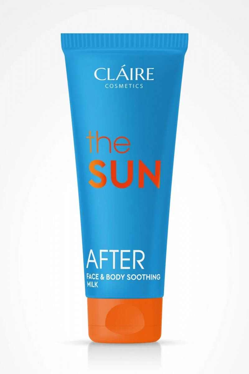 CLAIRE COSMETICS "THE SUN" Успокаивающее молочко для лица и тела после загара 200 мл