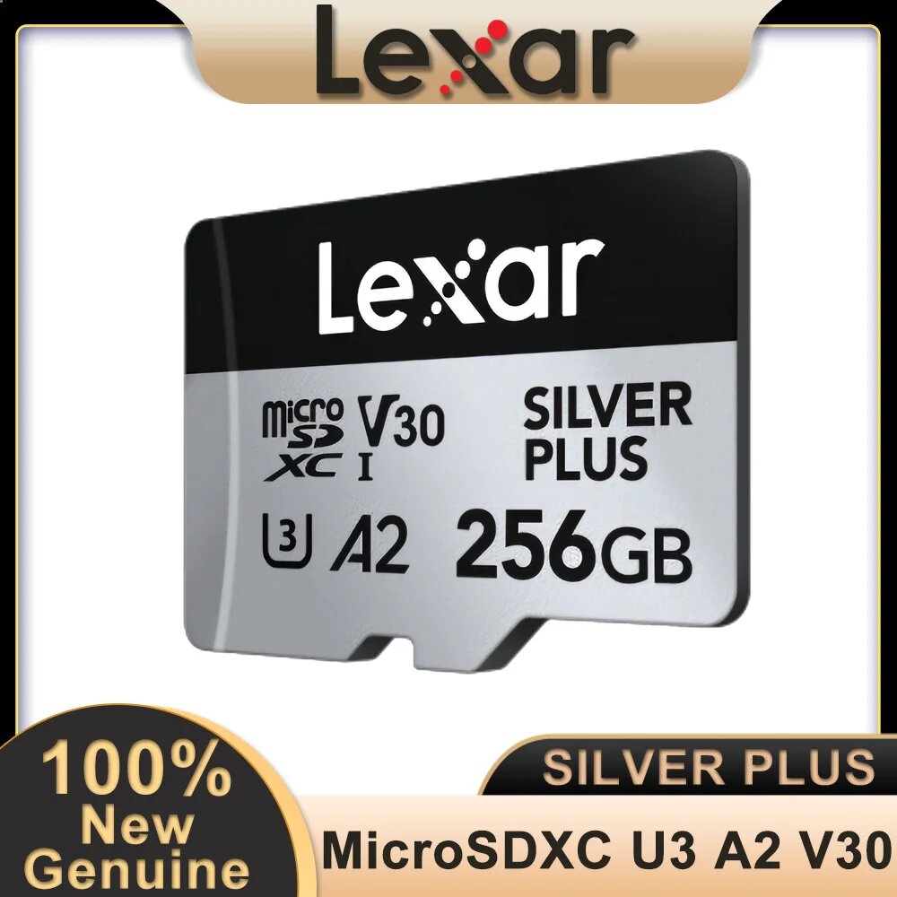 Lexar SILVER PLUS 256GB microSDXC UHS-I A2 — фото 1