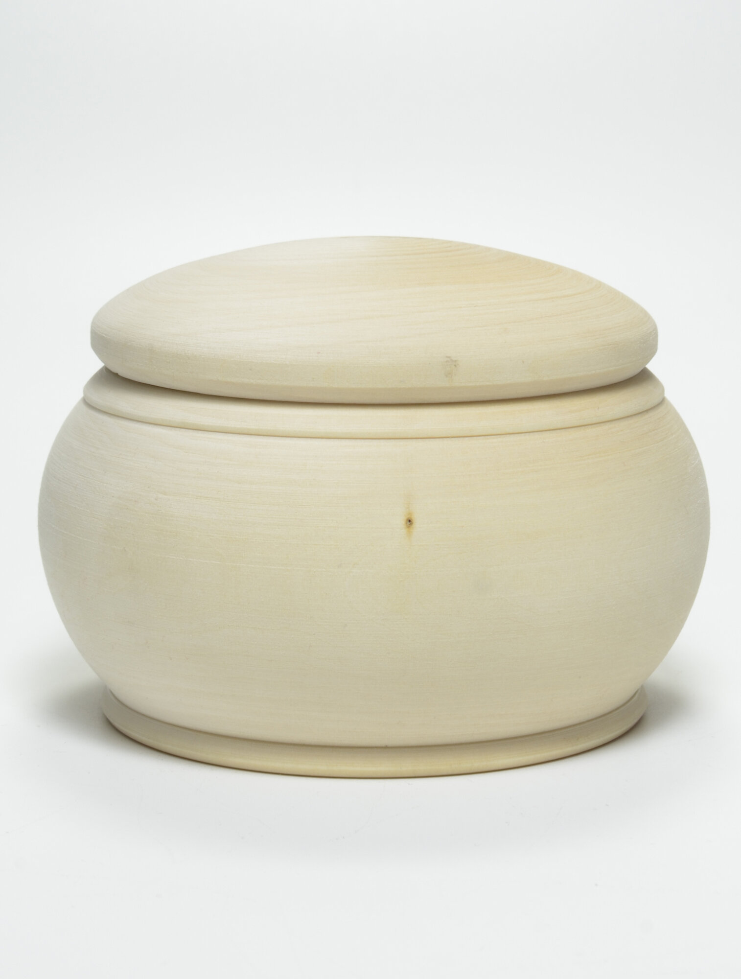 Шкатулка деревянная. Заготовка для росписи и декупажа. Диаметр 110 мм.