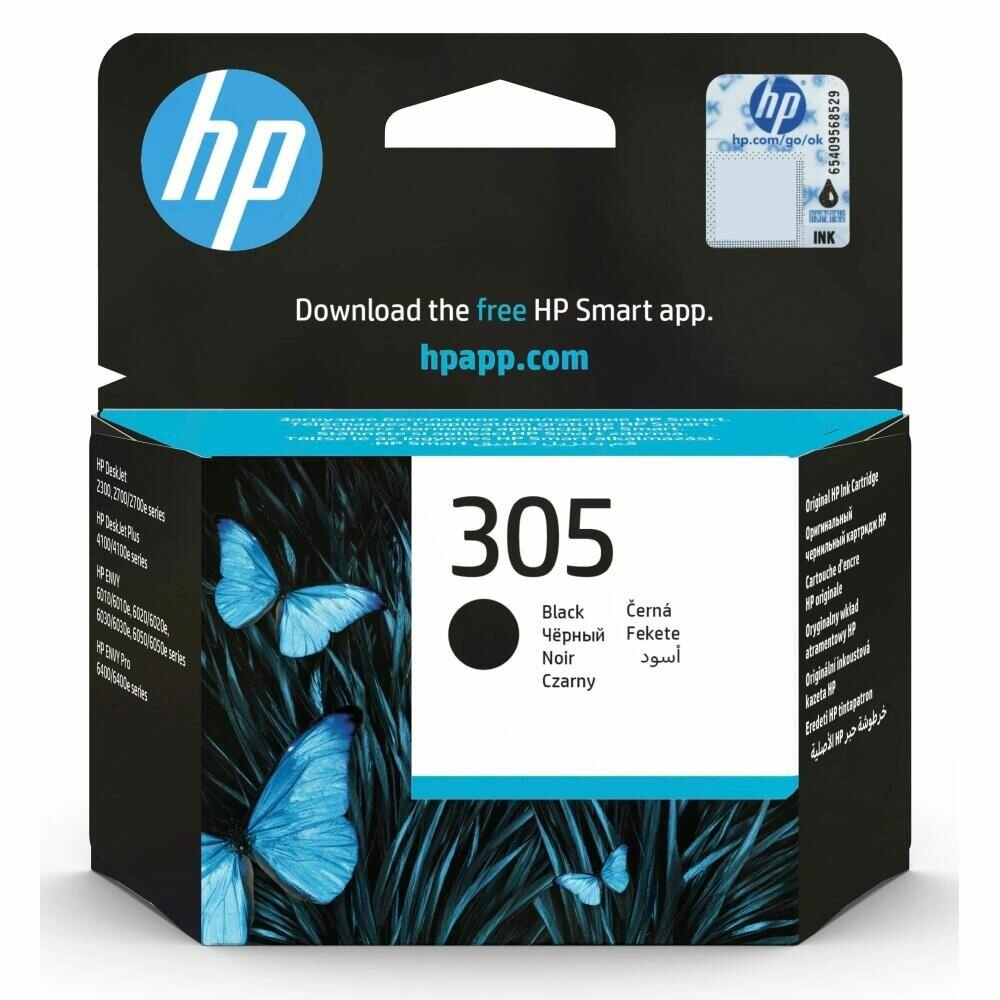 Hp Картридж струйный 305 3YM61AE черный 120 стр. для DJ 2320 2710 2720