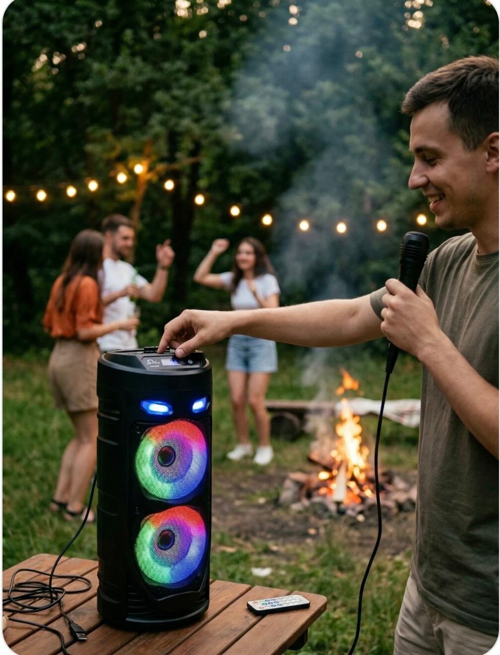 Мощная Bluetooth колонка ZQS-4239