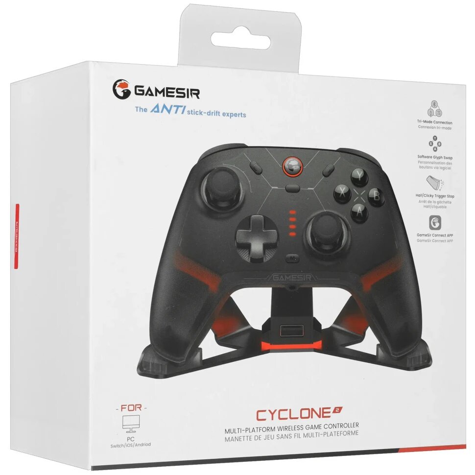 Геймпад беспроводной/проводной GameSir Cyclone 2 черный
