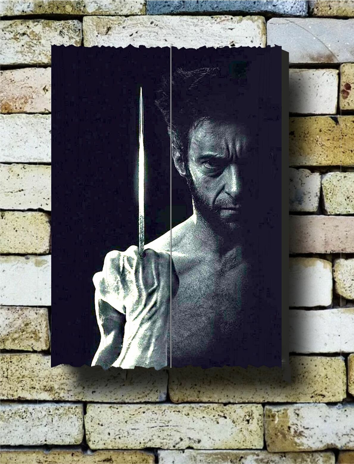 Картина на досках Росомаха 7 wolverine