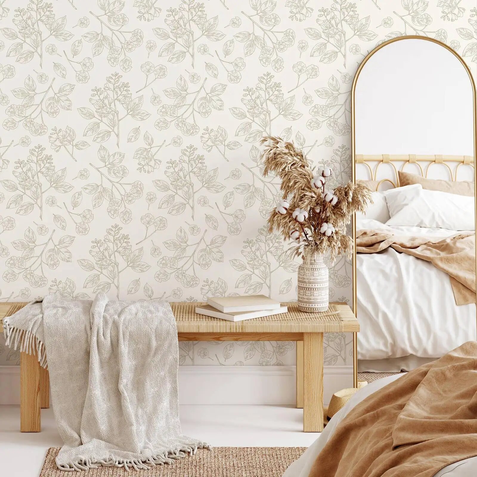 Обои Pixel&Wall "Французские цветы", бумага, детская Tradition Non-woven, Sample