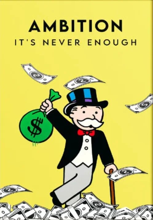 Холст Alec Monopoly "Millionaire" 50x70см, PF54414