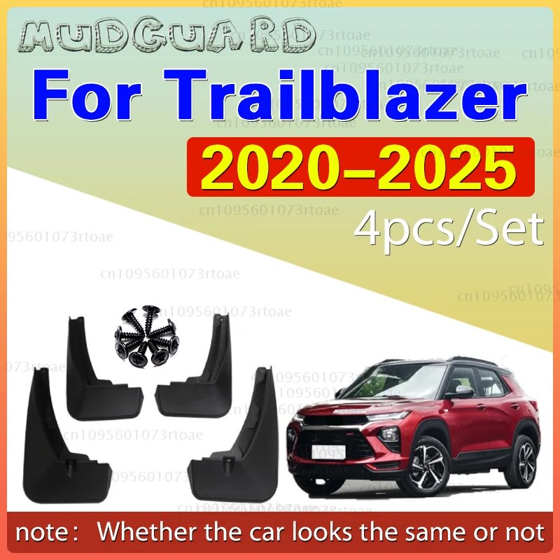 4 шт. для Chevrolet Trailblazer 2020 2021 2022 2023 2024 2025 брызговики брызговики брызговики переднее и заднее автомобильные аксессуары