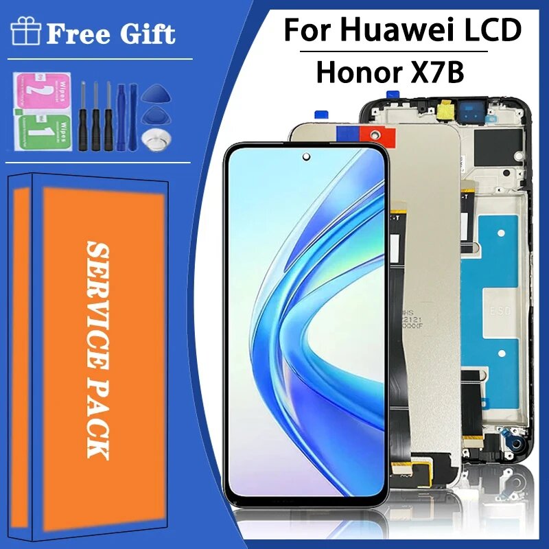 ЖК-экран для Huawei Honor X7B Black With Frame