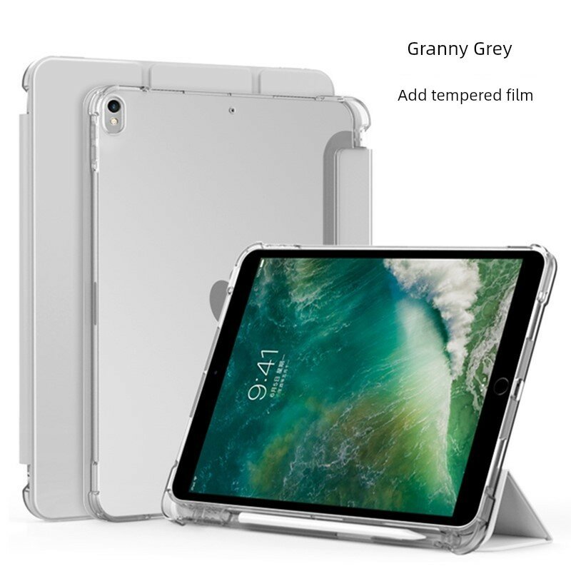 Чехол для iPad Pro 2018 11 дюймов с защитным стеклом совместимый с A1934/A1980, прозрачное матовое покрытие с отсеком