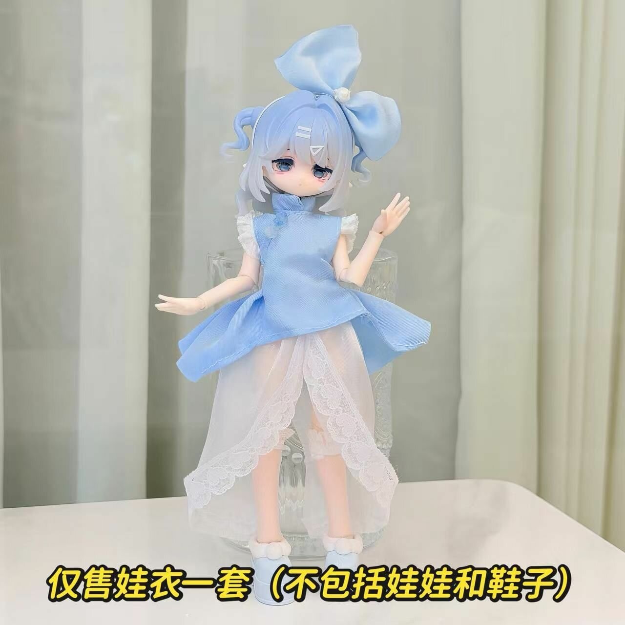 Одежда для кукол BJD OB11, платье горничной, весна-лето, для 1/8 и 1/12 кукол, тело Аси, 11 17 см