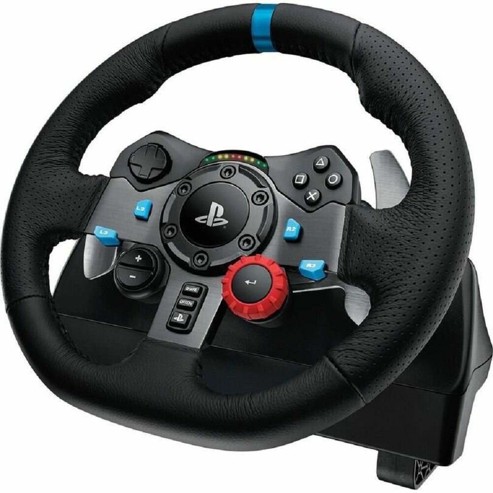 Logitech Руль 941 - 000112 Руль G29 Driving Force Racing 14кноп. с педалями черный