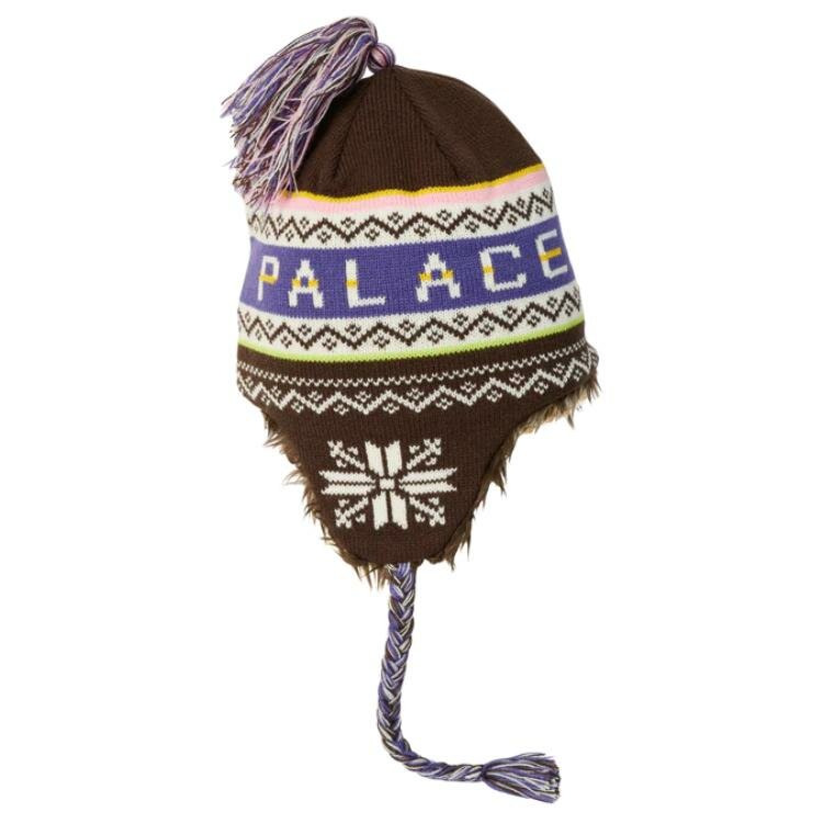 Шапка Palace Skateboards для мужчин, размер Один размер, коричневый — фото 1