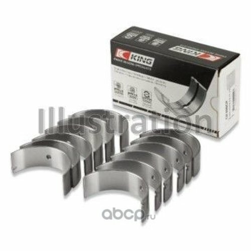 Вкладыши двигателя шатунные CHRYSLER 300M/CONCORDE 3.2i - 3.5i V6 24V 98> std (6) King cr6810sistd