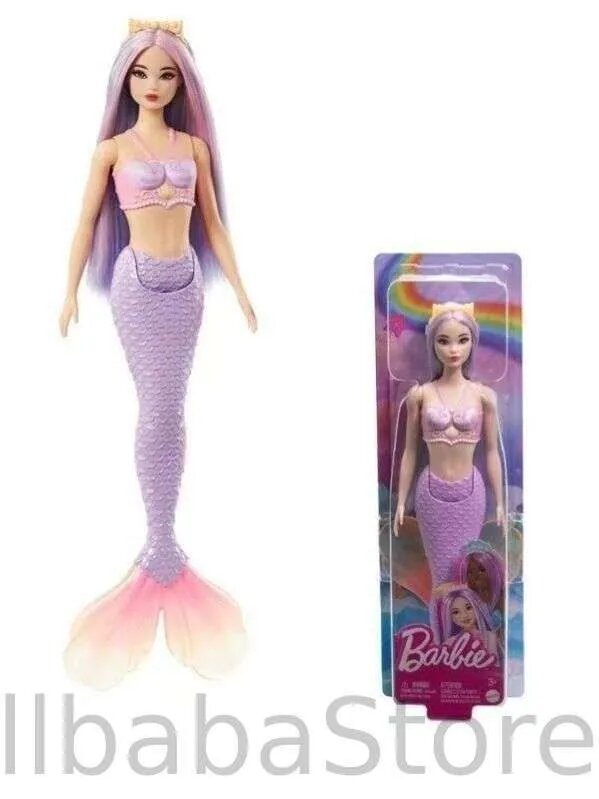 Кукла Барби Dreamtopia русалочка Одиль Barbie Odylle 29 см Желтый, розовый, сиреневый