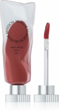 Губная помада MUZIGAE MANSION Objet Water, оттенок 002 spicy, 5,8 мл