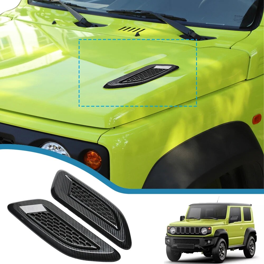 Накладки воздуховодов капота Carbon Fiber для Suzuki Jimny