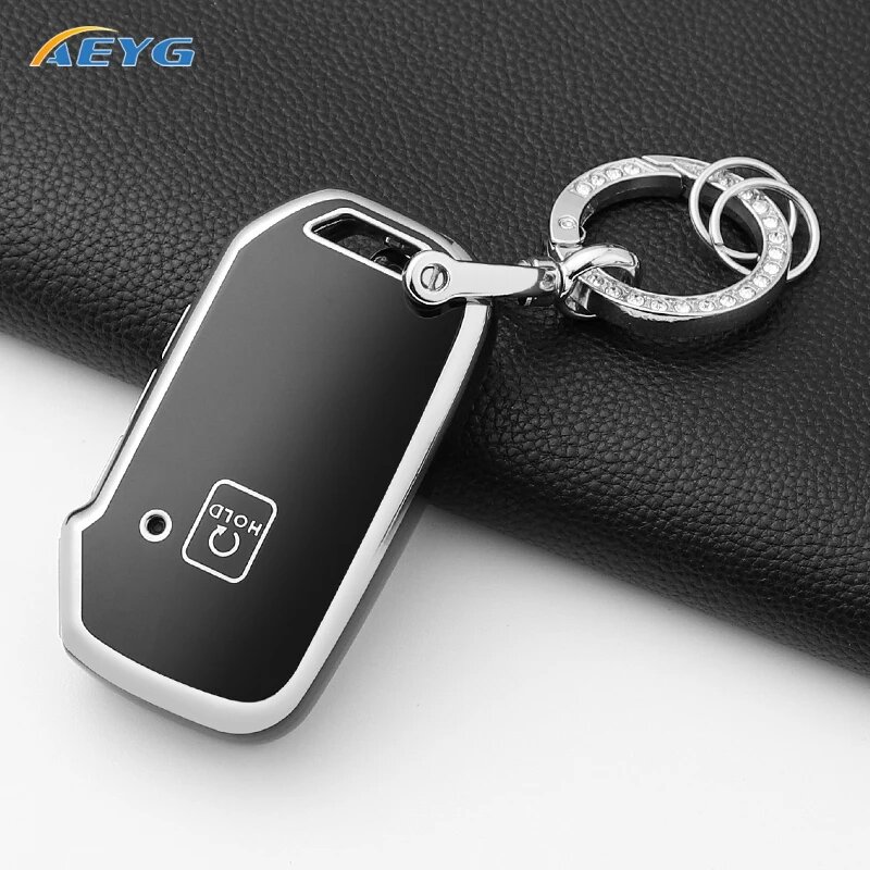 Чехол для ключа Kia Silver Black Set1