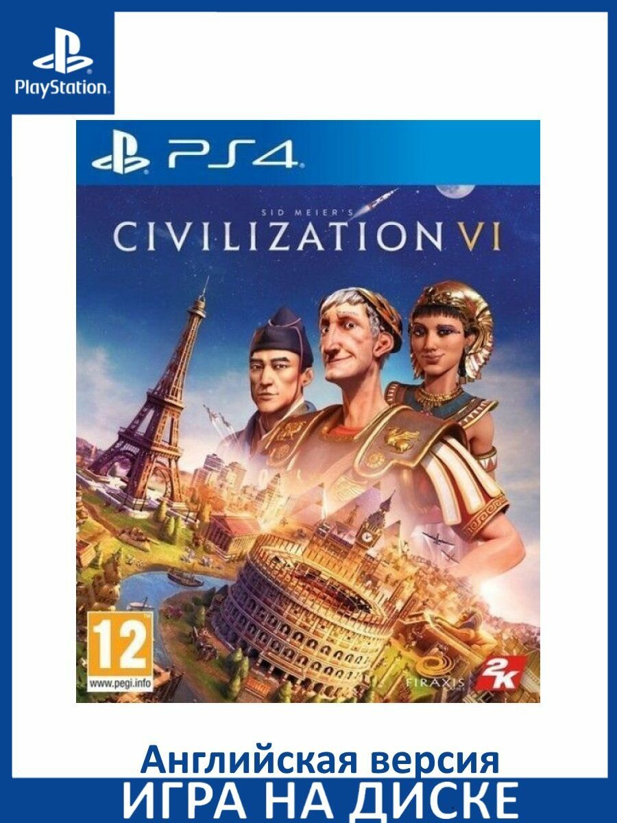 Игра Sid Meier's Civilization 6 (VI) PS4 Диск на PlayStation 4 Английская версия