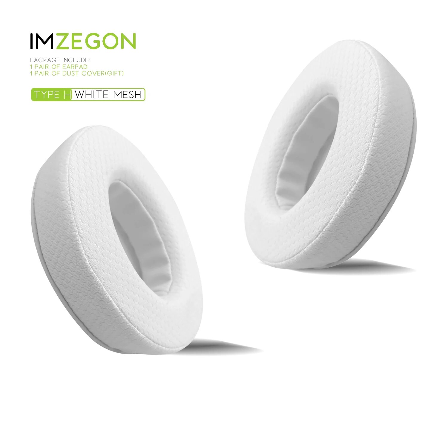 IMZEGON Амбушюры для наушников, White Mesh