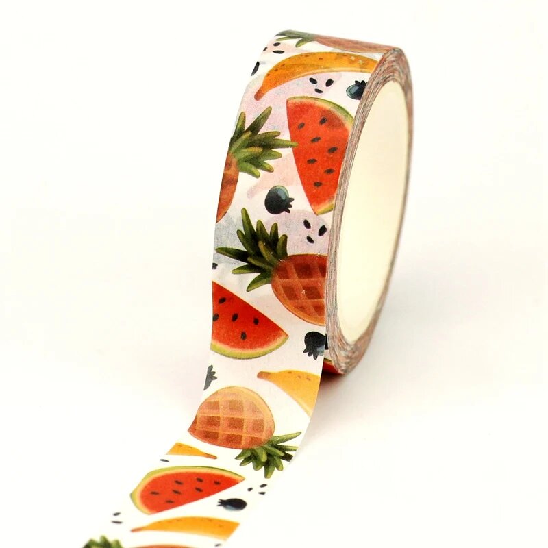 GREATHOPE WASHI TAPE Фруктовая маская лента 10 м NO.1981