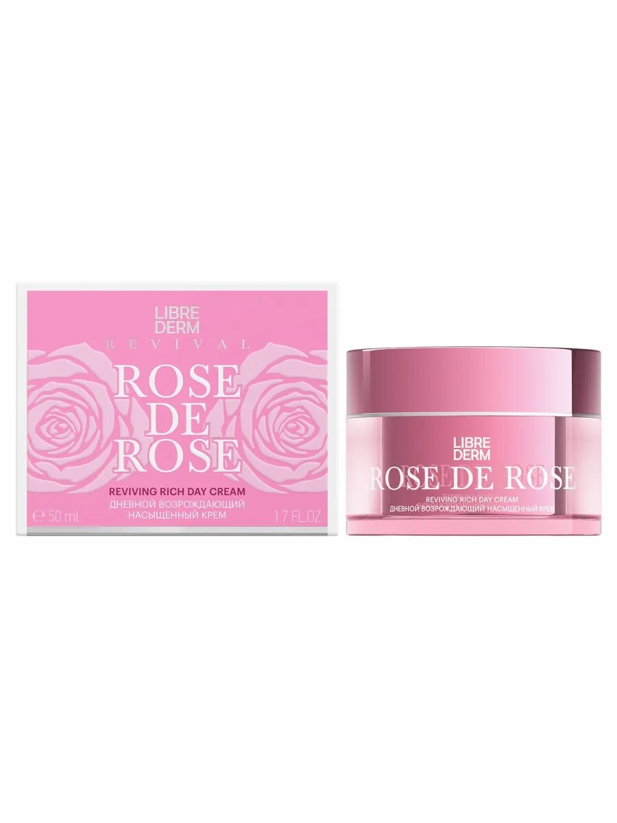 Крем дневной насыщенный Librederm Rose de Rose восстанавливающий 50мл