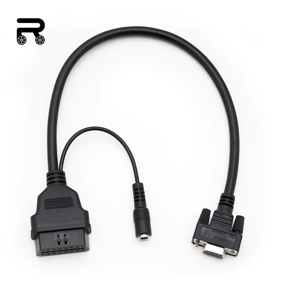Кабель-переходник Launch X431 OBD I (16-контактный штекер на 15-контактный гнездо) для подключения Bluetooth
