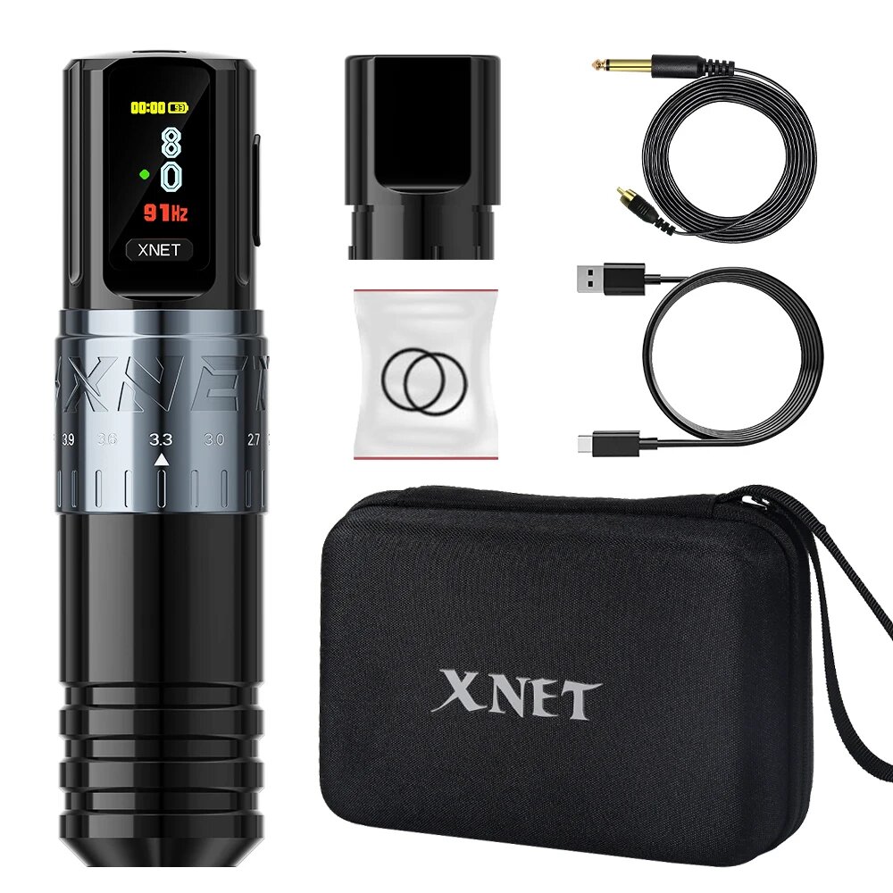 XNET Vipera Беспроводная тату-машинка Silver One Battery