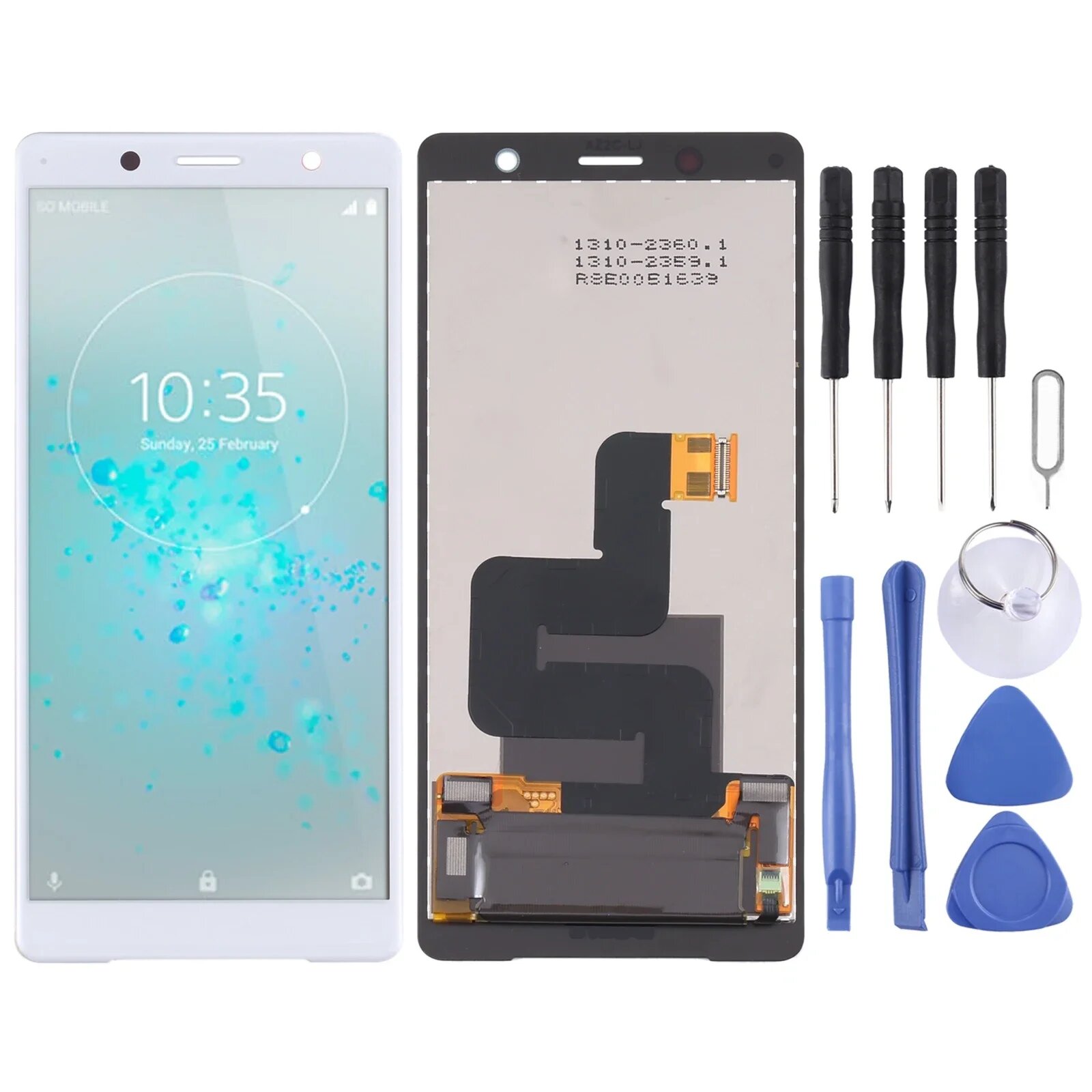 OEM ЖК-экран для Sony Xperia XZ2 Compact с дигитайзером, полная сборка дисплея, ремонт ЖК-экрана телефона, запасная часть