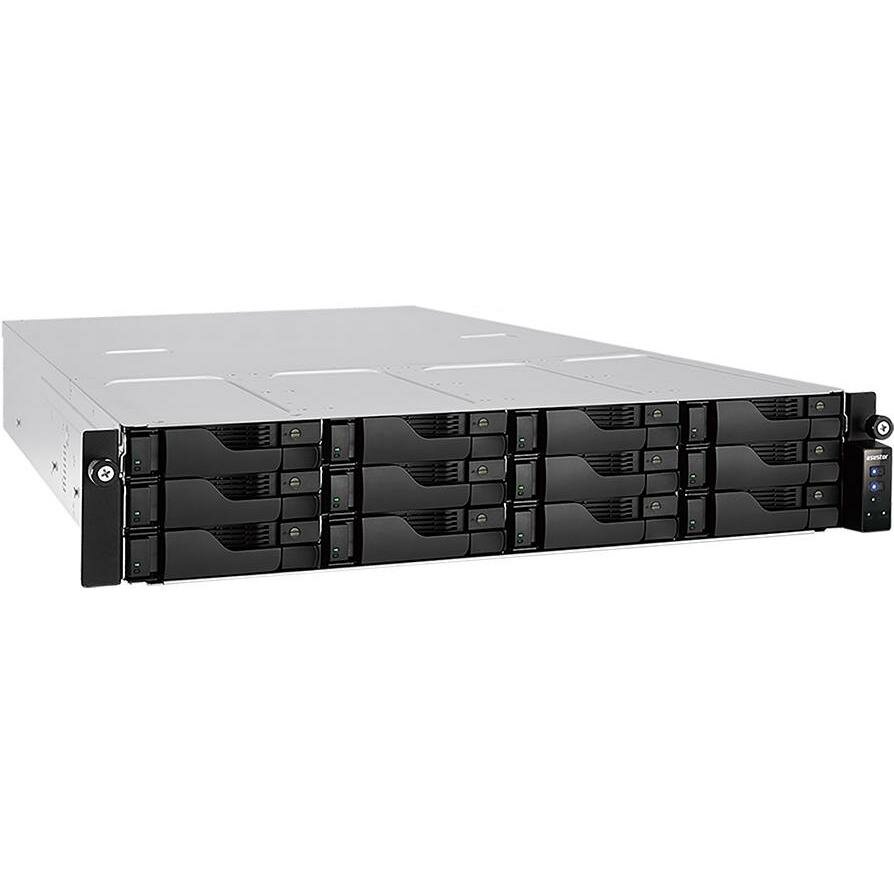 Сетевое хранилище ASUSTOR AS6512RD, 12Bay/Intel Atom C3538 2.1GHz/8GB DDR4/noHDD, LFF(HDD, SSD), 2x1GbE(LAN)/4xUSB3.2