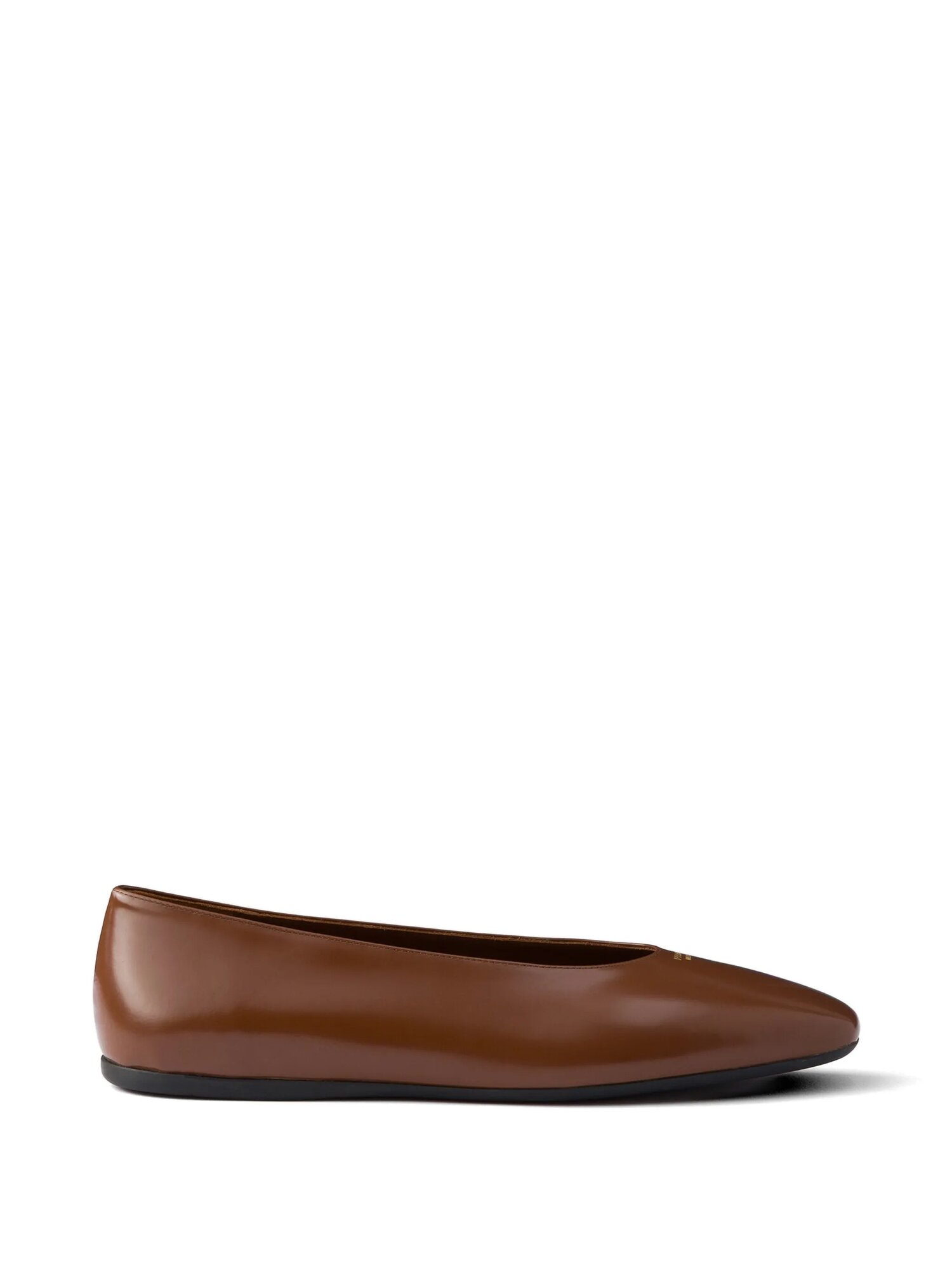 Балетки Brushed leather ballerinas