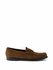 Лоферы Prada Vintage-effect suede loafers, размер 9.5 UK, brown