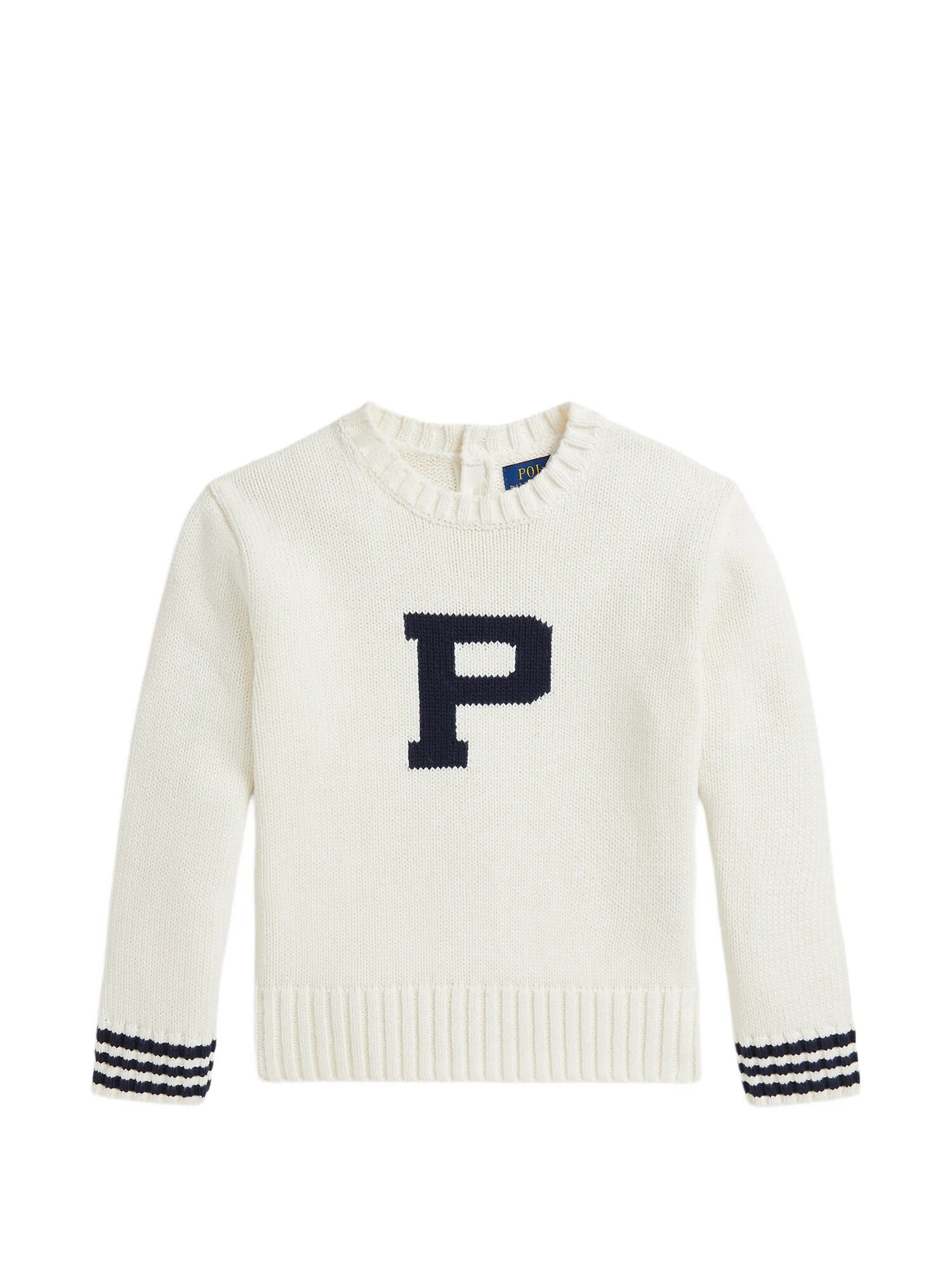 Свитер Intarsia-knit striped-cuff sweater