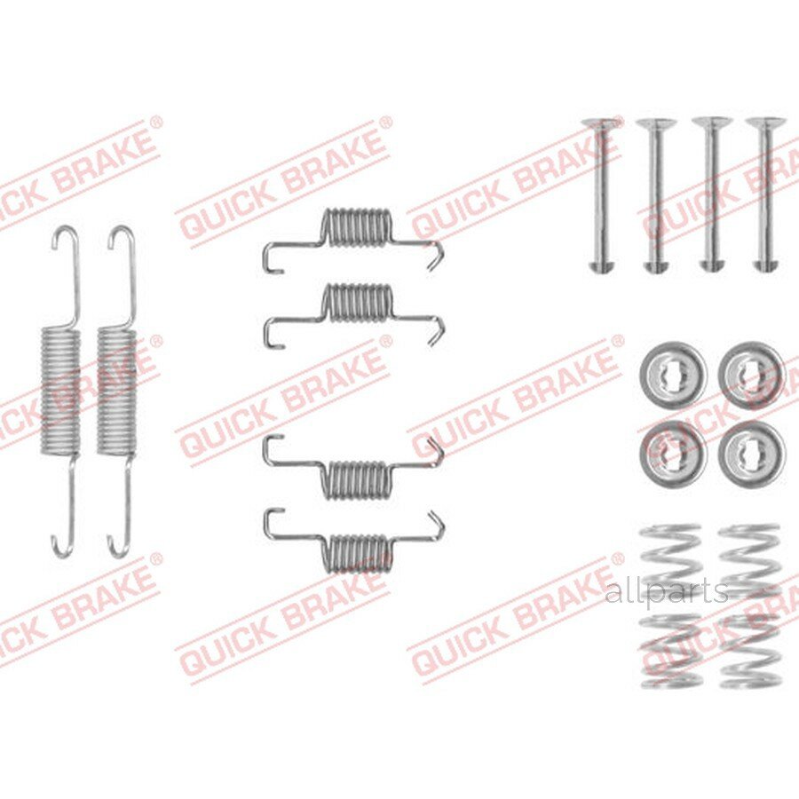 QUICK BRAKE 1050011 Ремкомплект тормозных колодок QUICK BRAKE 1050011