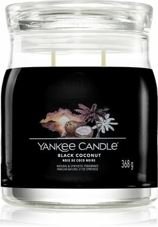 Свеча Yankee Candle Black Coconut, черный, 368 г